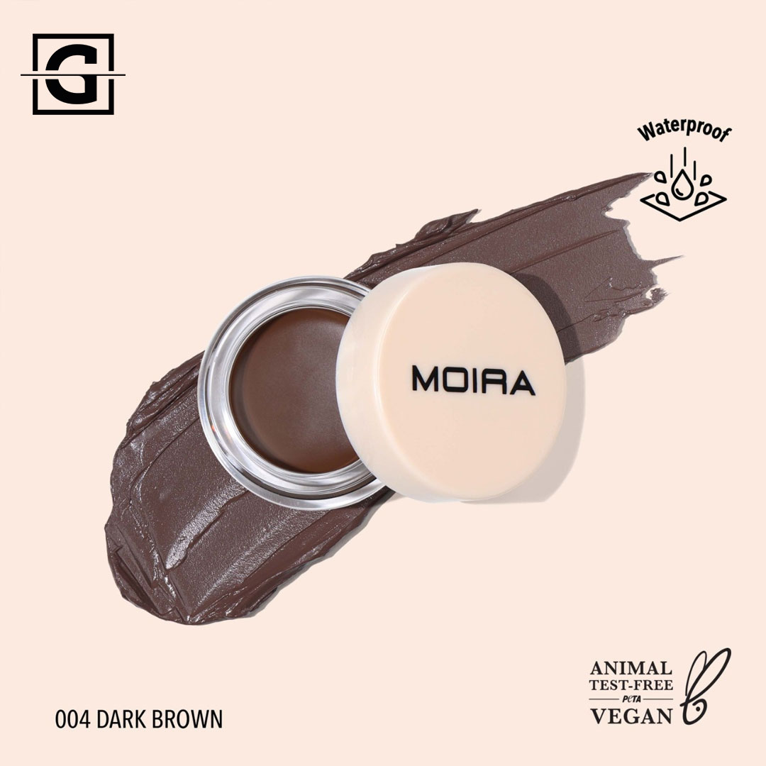 MOIRA POMADA PARA CEJAS DEFINE Y MOLDEA 004 MARRON OSCURO | Glamora Mx