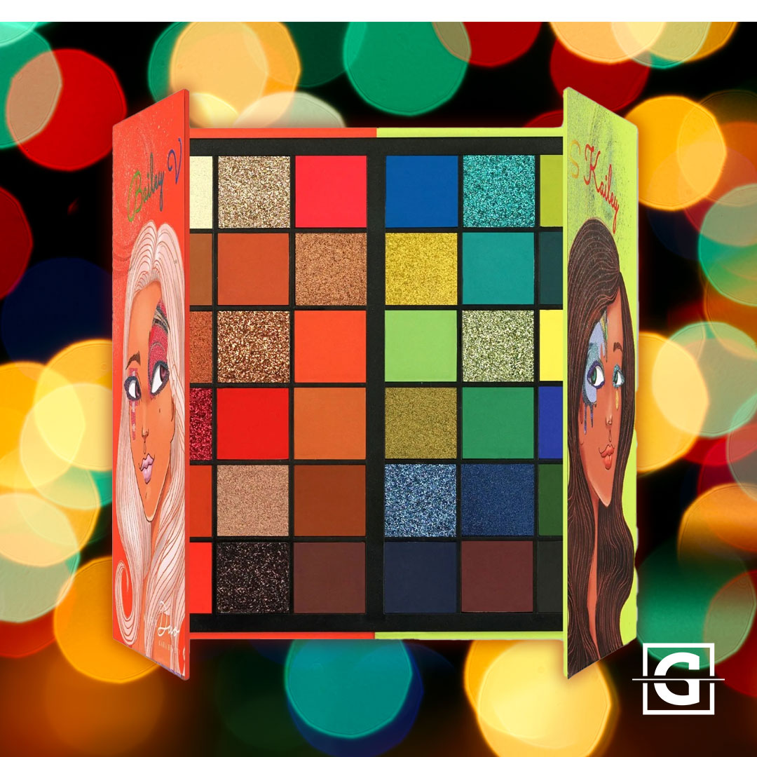 KARA BEAUTY PALETA DE SOMBRAS DUO BAILEY VS KAILEY ES104 | Glamora Mx