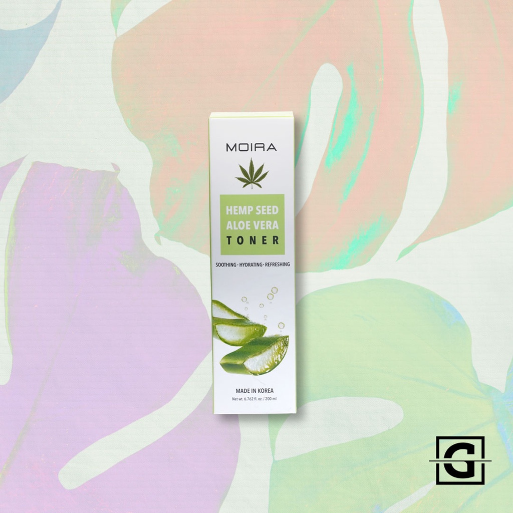 MOIRA TONICO DE ALOE VERA CON SEMILLA DE CAÑAMO HEMP SEED | Glamora Mx