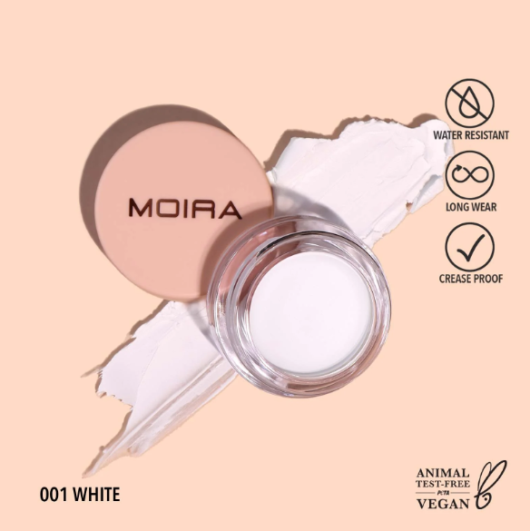 MOIRA PRIMER SOMBRA LASTING PRIMING CREAM SHADOW 001 WHITE | Glamora Mx